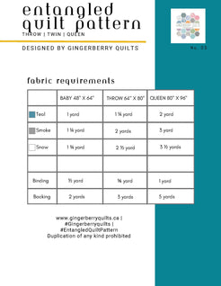 Entangled Quilt Pattern - PDF copy – Gingerberry Quilts